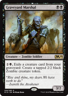 Graveyard Marshal MtG Art from Core Set 2019 Set by Mark Behm - Art of ...
