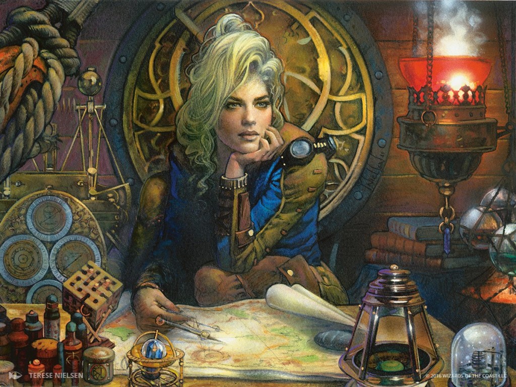 Hanna, Ship's Navigator MtG Art from Commander 2016, Masters 25 Set by ...