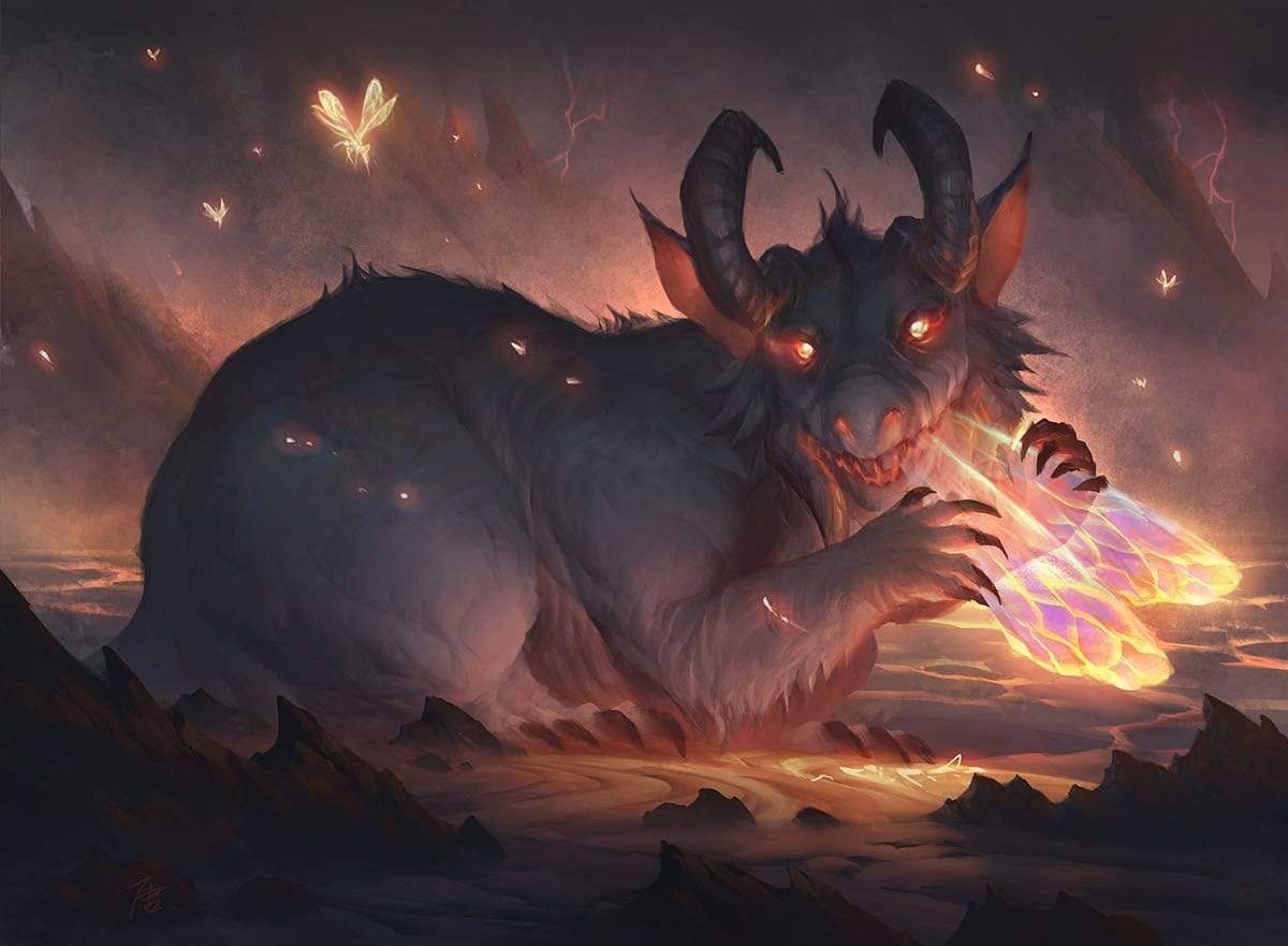 Infernal Pet MtG Art from Kaldheim Set by YW Tang - Art of Magic: the ...