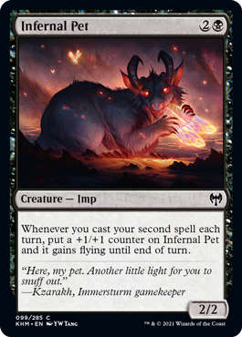 Infernal Pet MtG Art from Kaldheim Set by YW Tang - Art of Magic: the ...