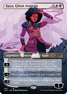 Kaya, Ghost Assassin MtG Art from Secret Lair Set by Dani Pendergast ...