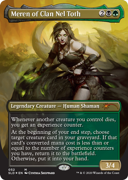 Meren of Clan Nel Toth MtG Art from Secret Lair Set by Cynthia Sheppard ...