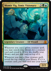 Momir Vig, Simic Visionary MtG Art from From the Vault: Lore Set by ...