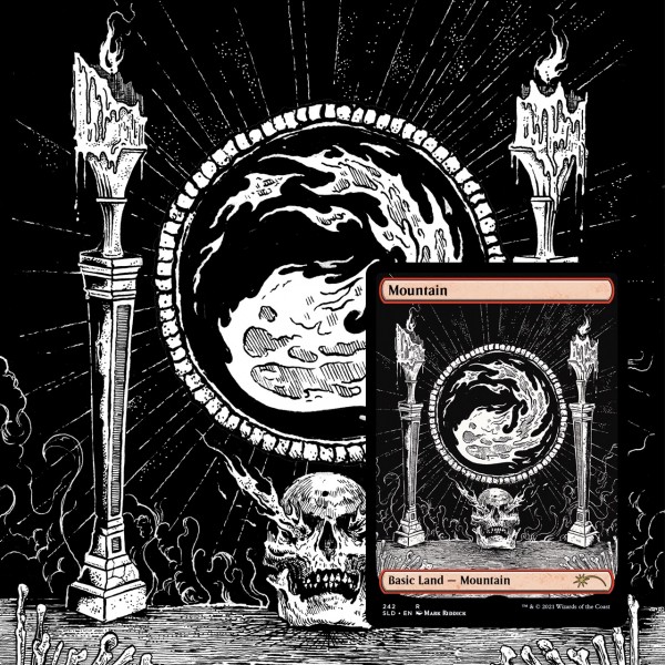 Mountain MtG Art from Secret Lair Set by Mark Riddick - Art of Magic ...