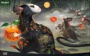 Pack Rat MtG Art from Secret Lair Set by Fiona Hsieh - Art of Magic ...