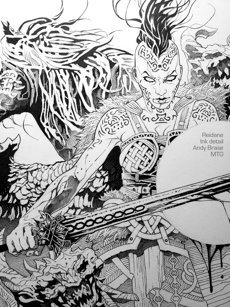 Reidane, God of the Worthy (Variant) MtG Art from Kaldheim Set by Andy ...