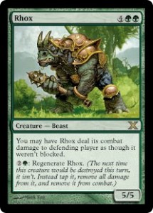 Rhox MtG Art from Tenth Edition Set by Mark Zug - Art of Magic: the ...