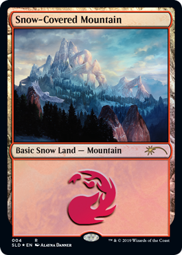 Snow-Covered Mountain MtG Art from Secret Lair Set by Alayna Danner ...