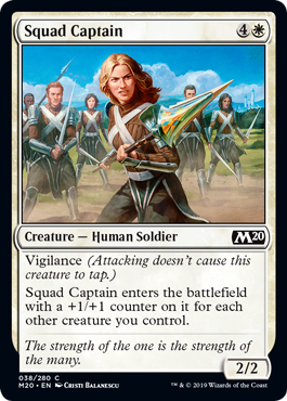 Squad Captain MtG Art from Commander Legends, Core Set 2020 Set by ...