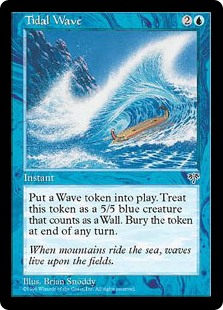 Tidal Wave MtG Art from Duel Decks: Merfolk vs. Goblins, Eternal ...