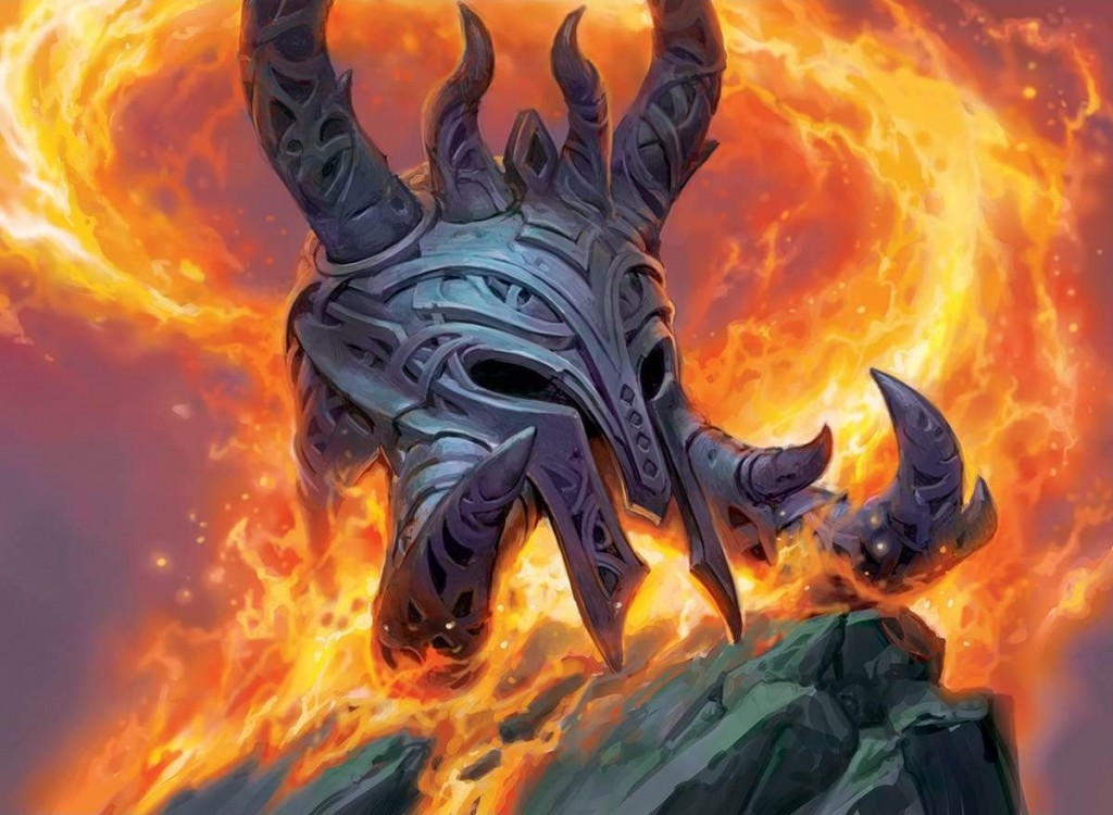 Tormentor's Helm MtG Art from Kaldheim Set by Zoltan Boros - Art of ...