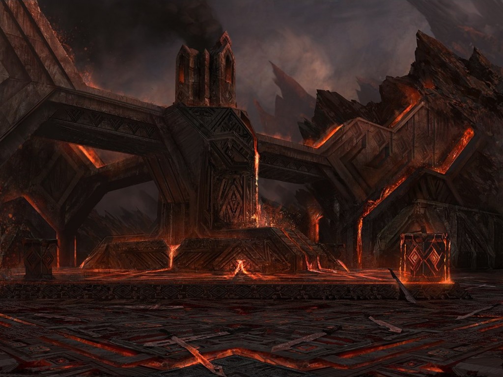 Valakut Stoneforge MtG Art from Zendikar Rising Set by Campbell White ...