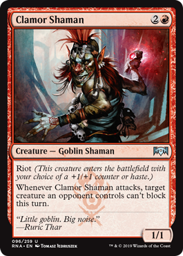 Clamor Shaman MtG Art from Ravnica Allegiance Set by Tomasz Jedruszek ...