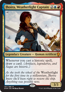 Jhoira, Weatherlight Captain MtG Art from Dominaria, Double Masters Set ...