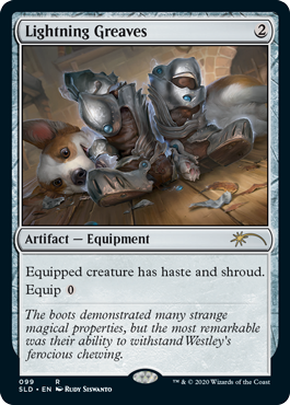 Lightning Greaves MtG Art from Secret Lair Set by Rudy Siswanto - Art ...