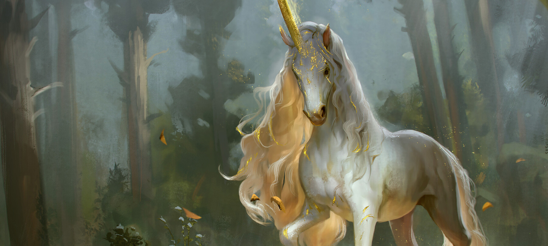 Prized Unicorn MtG Art from Core Set 2020 Set by Rudy Siswanto - Art of ...
