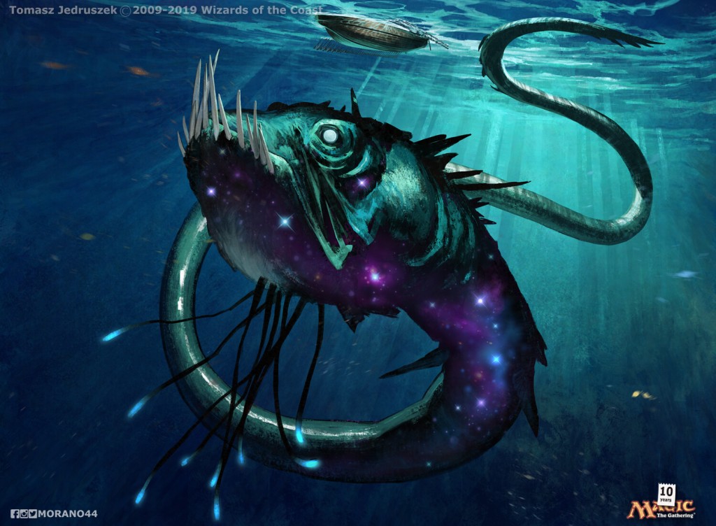 Serpent of Yawning Depths MtG Art from Theros Beyond Death Set by ...