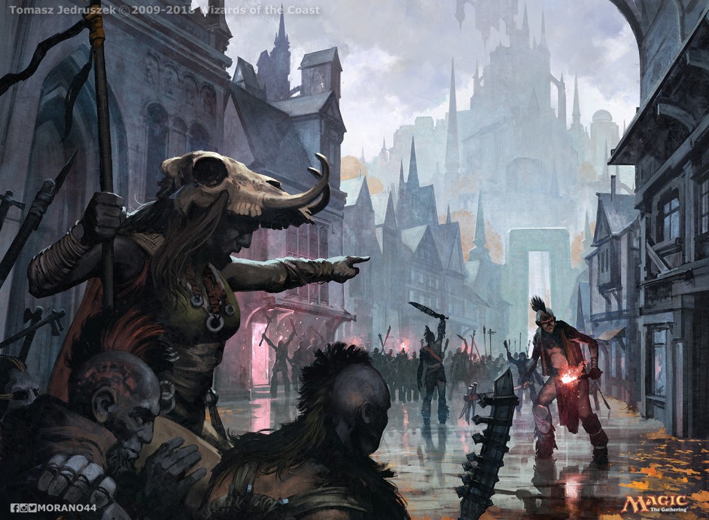 Street Riot MtG Art from Guilds of Ravnica Set by Tomasz Jedruszek ...
