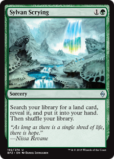 Sylvan Scrying MtG Art from Battle for Zendikar, Time Spiral Remastered ...