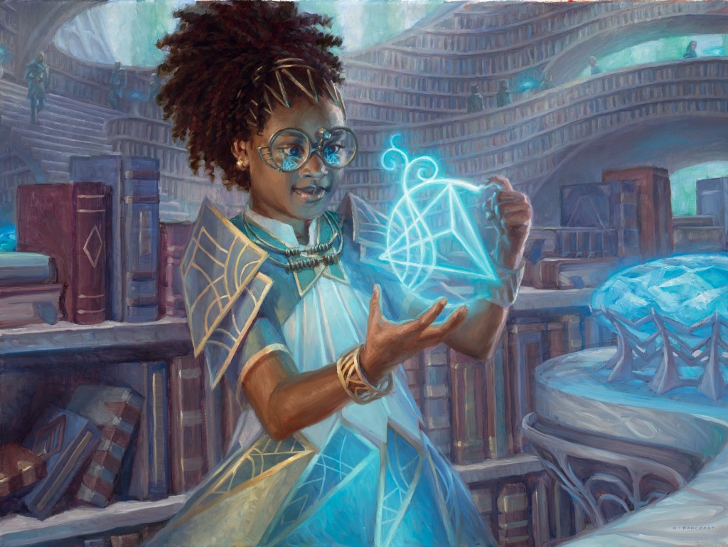 Zimone, Quandrix Prodigy MtG Art from Strixhaven Set by Ryan Pancoast ...