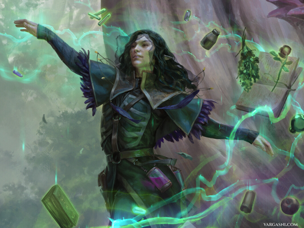 Accomplished Alchemist MtG Art from Strixhaven Set by Randy Vargas ...