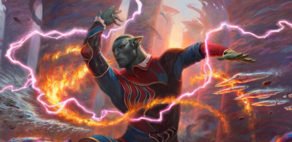 Elemental Expressionist MtG Art from Strixhaven Set by Zack Stella ...