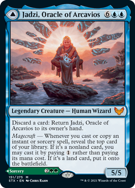 Jadzi, Oracle of Arcavios MtG Art from Strixhaven Set by Chris Rahn ...