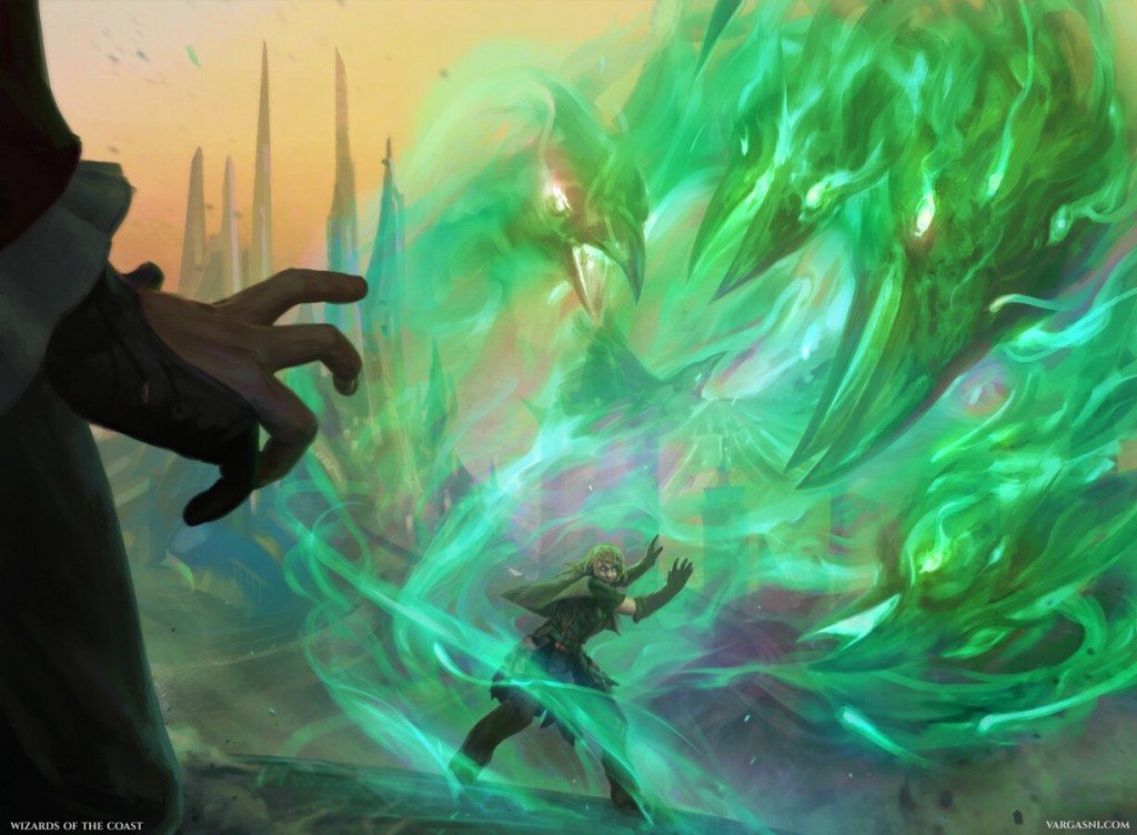 Mage Duel MtG Art from Strixhaven Set by Randy Vargas - Art of Magic ...