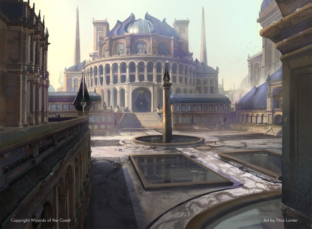 Silverquill Campus MtG Art from Strixhaven Set by Titus Lunter - Art of ...