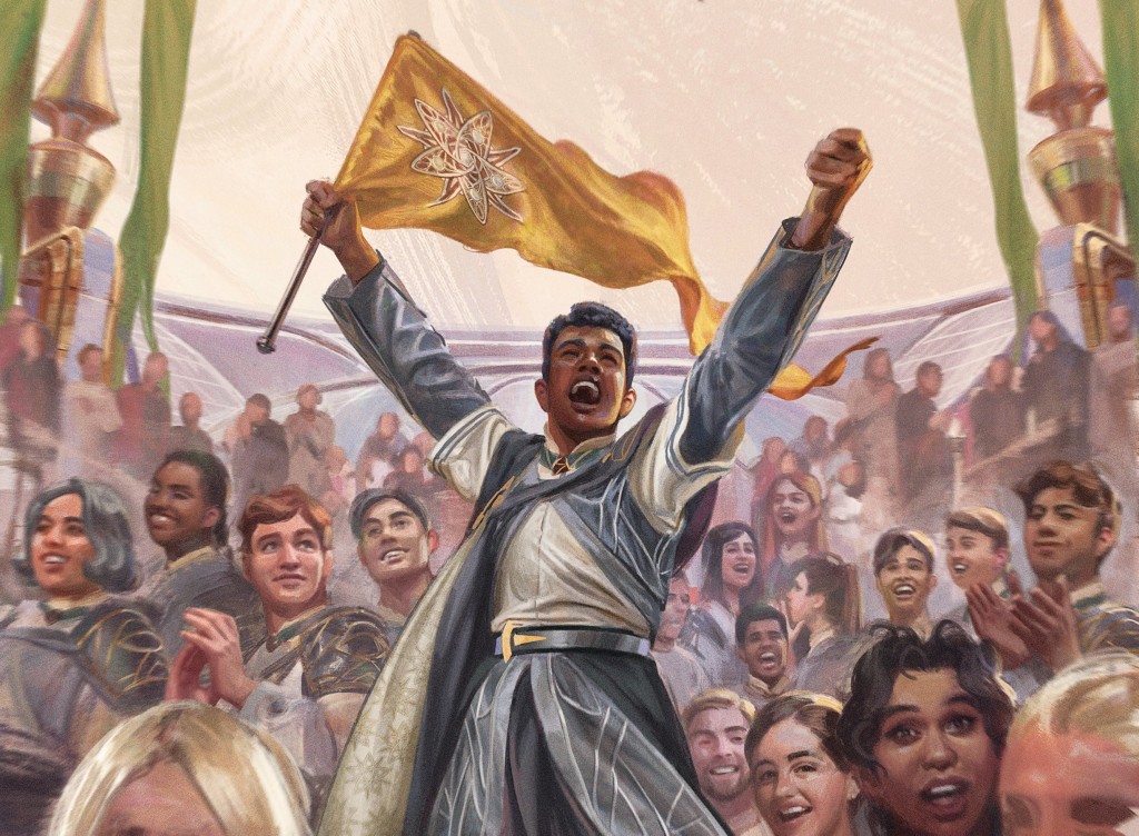 Team Pennant MtG Art from Strixhaven Set by Anna Fehr - Art of Magic ...