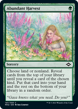 Abundant Harvest MtG Art from Modern Horizons 2 Set by Iris Compiet ...