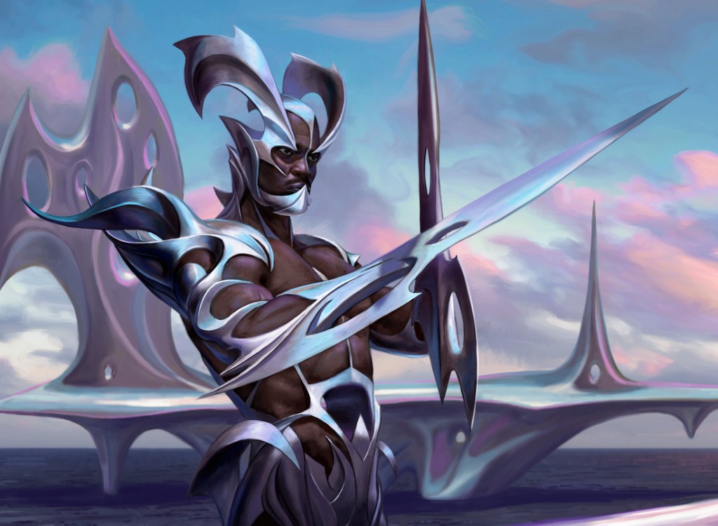 Esper Sentinel MtG Art from Modern Horizons 2 Set by Eric Deschamps ... Esper Sentinel MtG Art from Modern Horizons 2 Set by Eric Deschamps ...