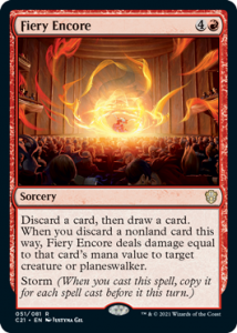 Fiery Encore MtG Art from Commander 2021 Set by Justyna Gil - Art of ...