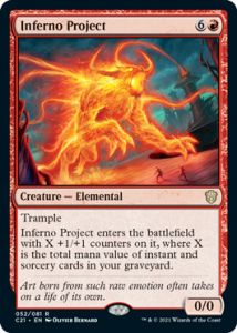 Inferno Project MtG Art from Commander 2021 Set by Olivier Bernard ...