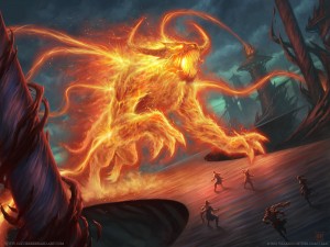 Inferno Project MtG Art from Commander 2021 Set by Olivier Bernard ...