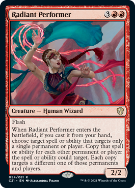 Radiant Performer MtG Art from Commander 2021 Set by Alessandra Pisano ...