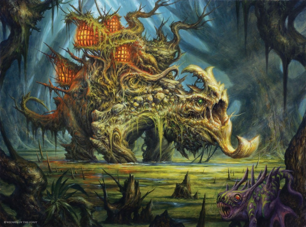 Sproutback Trudge MtG Art from Commander 2021 Set by Filip Burburan ...