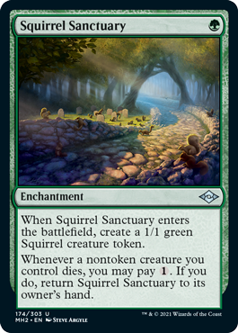 Squirrel Sanctuary MtG Art from Modern Horizons 2 Set by Steve Argyle ...