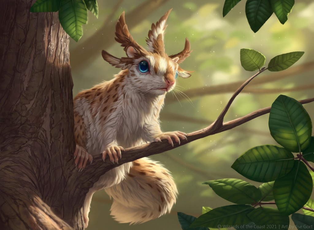 Squirrel Sovereign MtG Art from Modern Horizons 2 Set by Ilse Gort ...