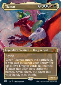 Tiamat (Variant) MtG Art from Adventures in the Forgotten Realms Set by ...