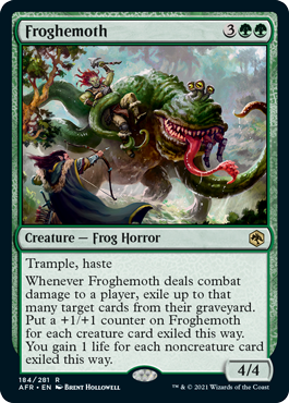 Froghemoth MtG Art from Adventures in the Forgotten Realms Set by Brent ...