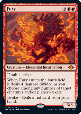 Fury MtG Art from Modern Horizons 2 Set by Raoul Vitale - Art of Magic ...