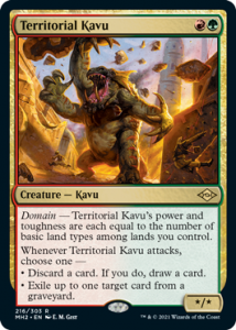 Territorial Kavu MtG Art from Modern Horizons 2 Set by E. M. Gist - Art ...