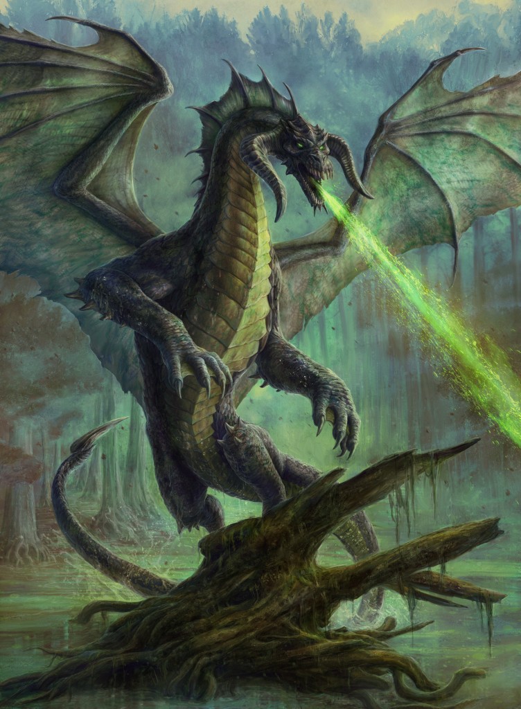 Black Dragon (Variant) MtG Art from Adventures in the Forgotten Realms ...