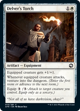 Delver's Torch MtG Art from Adventures in the Forgotten Realms Set by ...