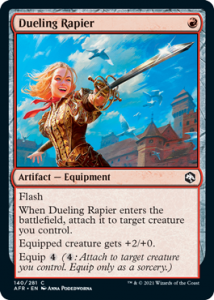 Dueling Rapier MtG Art from Adventures in the Forgotten Realms Set by ...