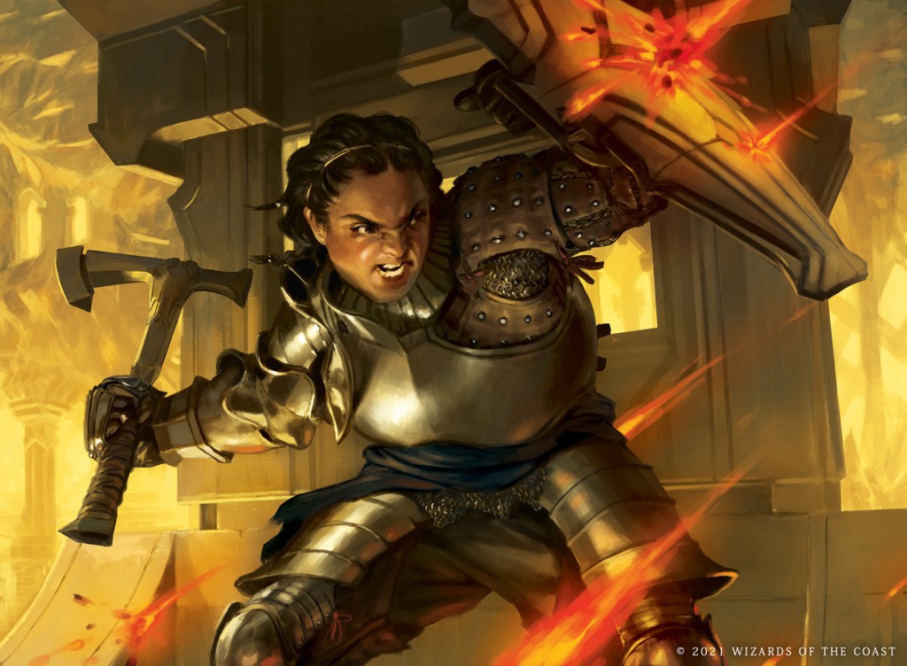 Dwarfhold Champion MtG Art from Adventures in the Forgotten Realms Set ...