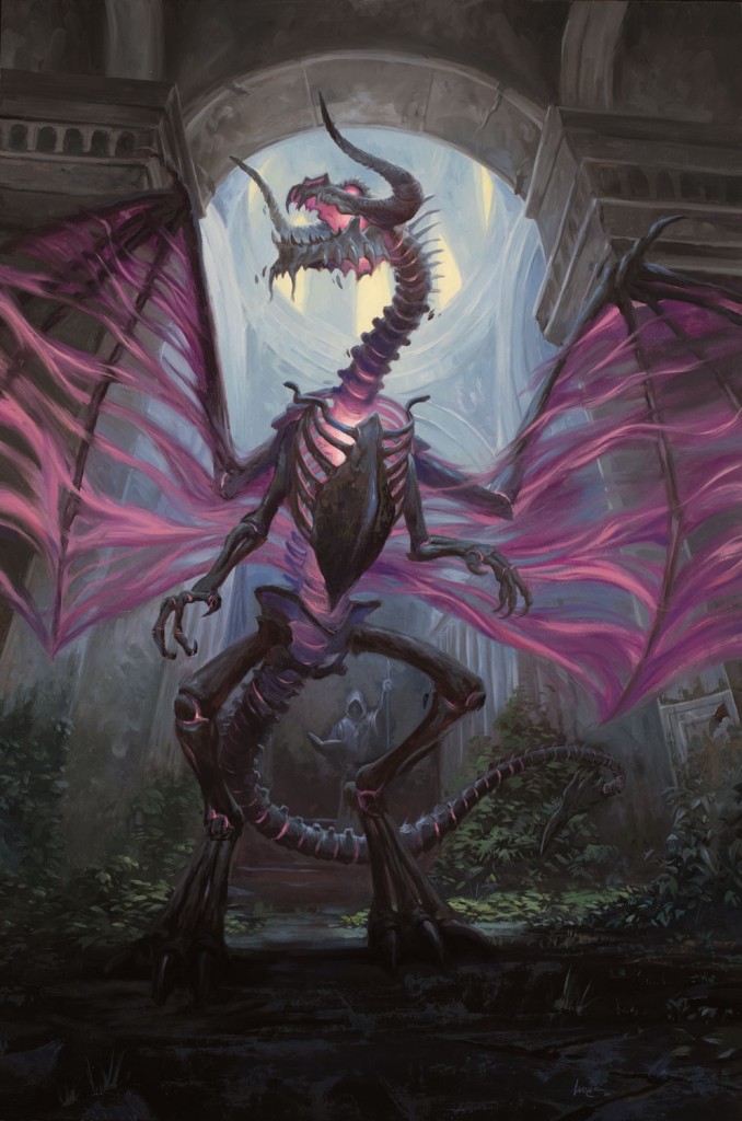 Ebondeath, Dracolich (Variant) MtG Art from Adventures in the Forgotten ...