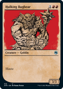 Hulking Bugbear (Variant) MtG Art from Adventures in the Forgotten ...