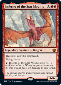 Inferno of the Star Mounts MtG Art from Adventures in the Forgotten ...